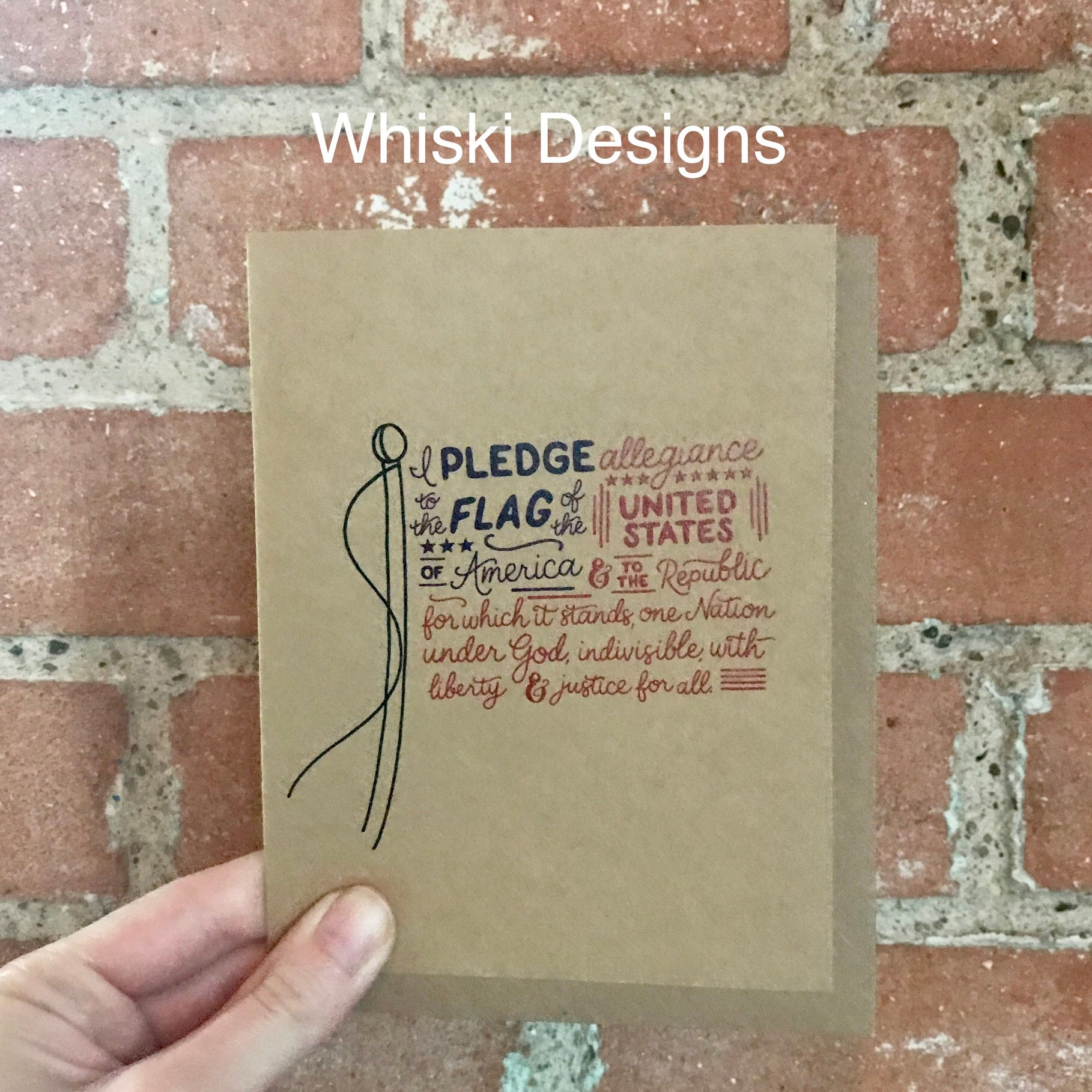 Pledge of Allegiance | Whiski Designs